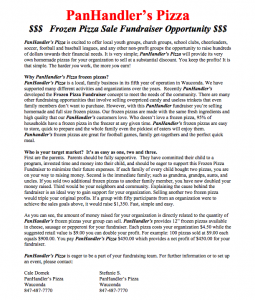 Fundraiser | Panhandler's Pizza